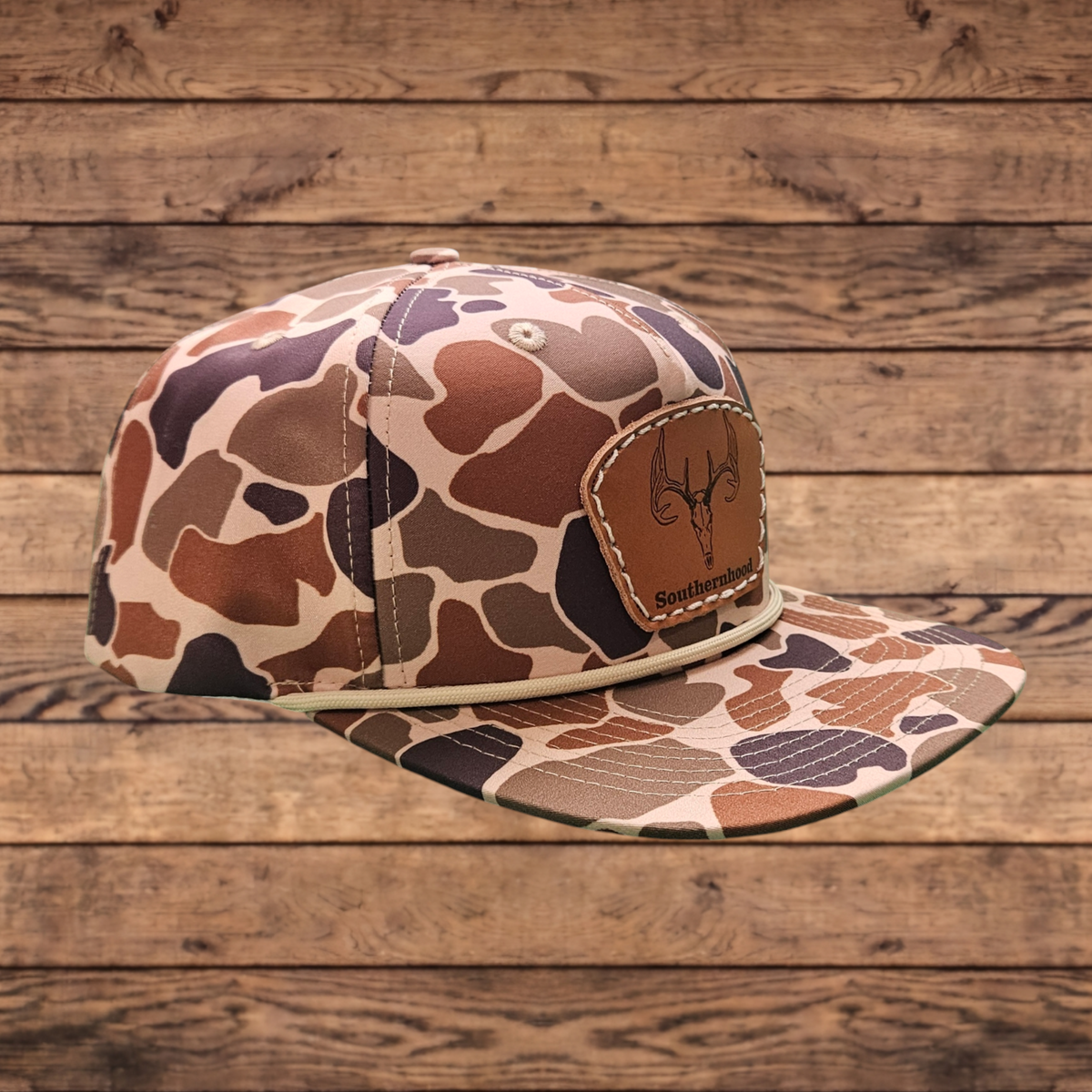 Leather Deer Patch, Classic Duck Camo Rope Hat – Southernhood